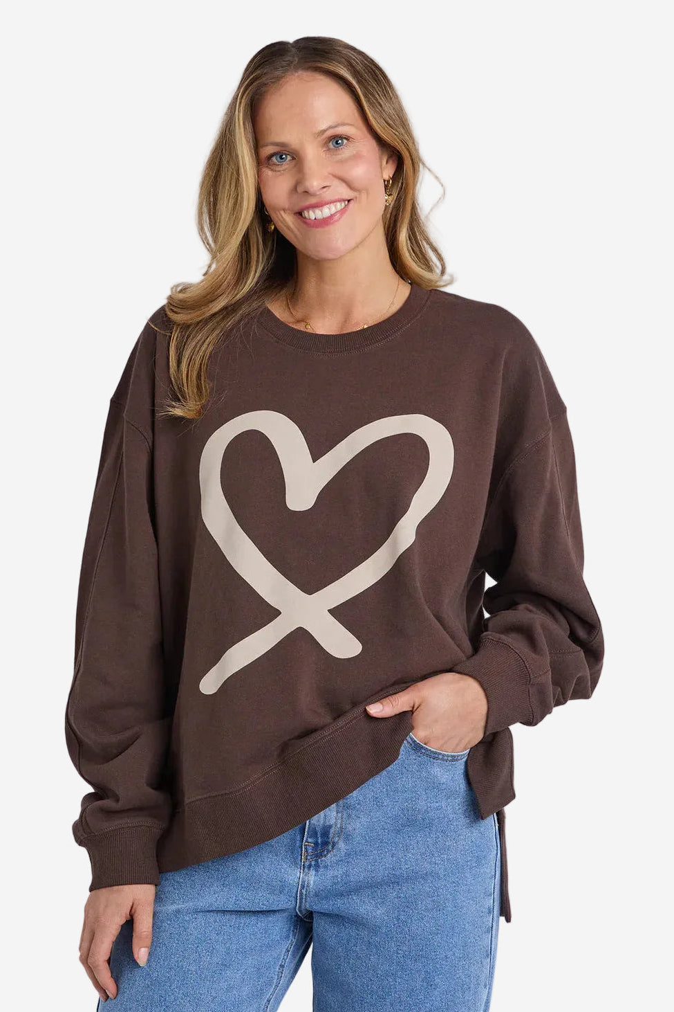 Elm Elin Crew - Chocolate – THE VOGUE STORE