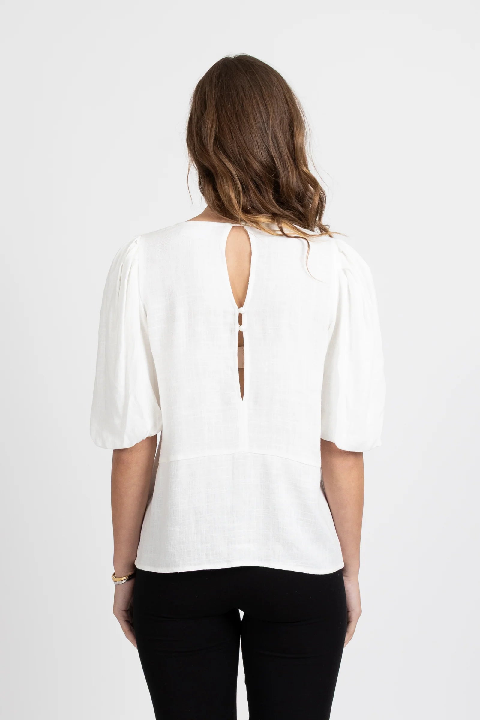 FEDERATION PUNCH TOP - WHITE – THE VOGUE STORE