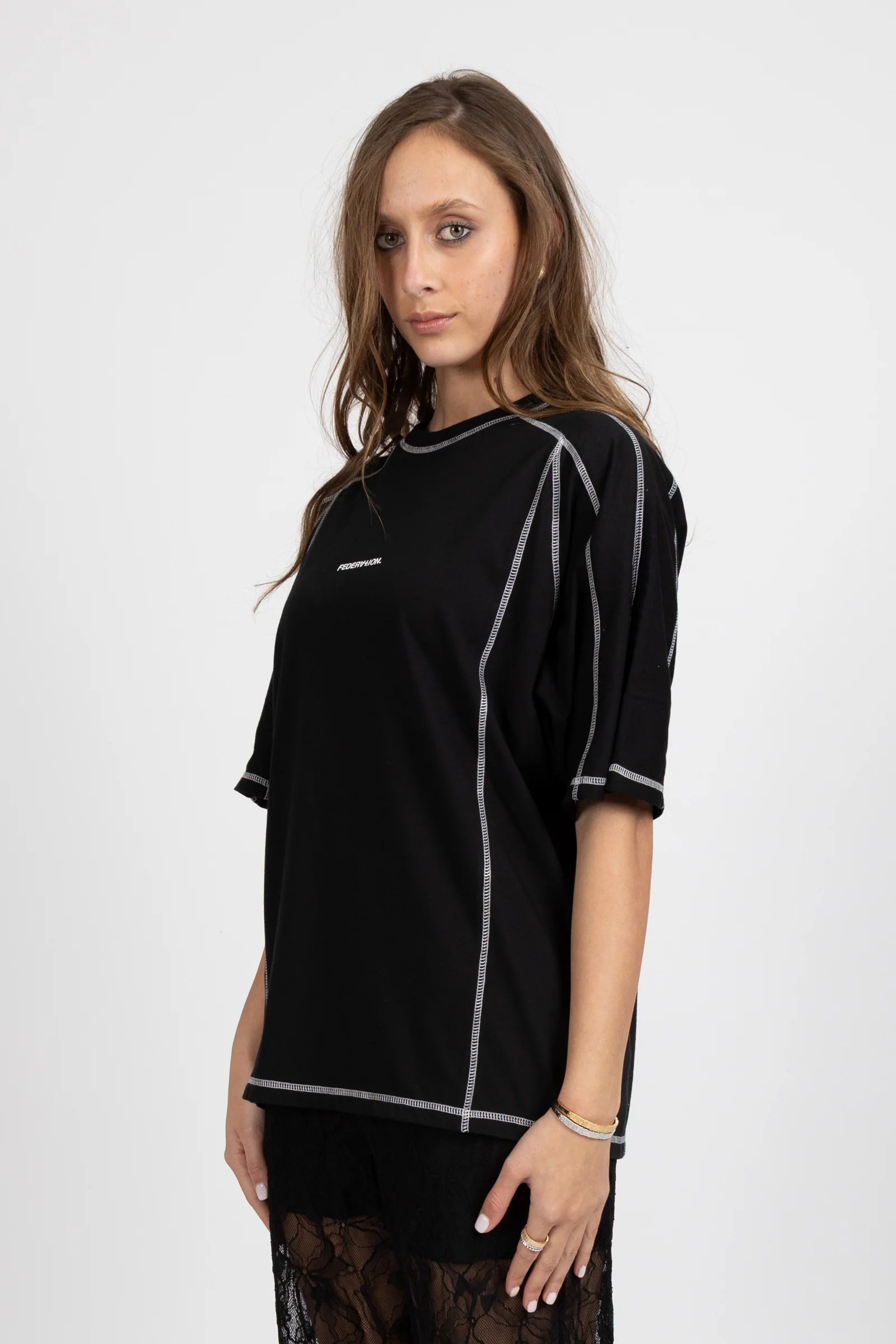 Federation Trast Tee Logo - Black – THE VOGUE STORE